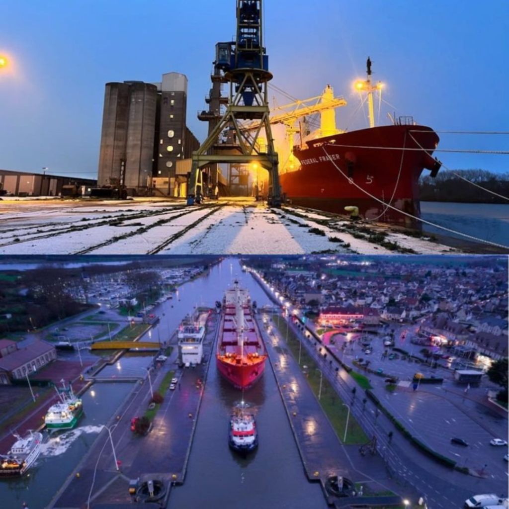 Nouveau record de chargement au port de Caen ! - Agrial