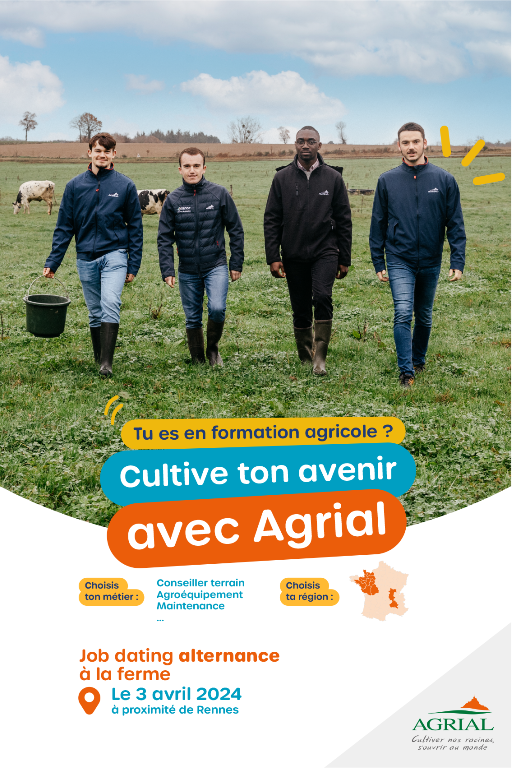 Cultive ton avenir avec Agrial Agrial recrute en alternance ! - Agrial