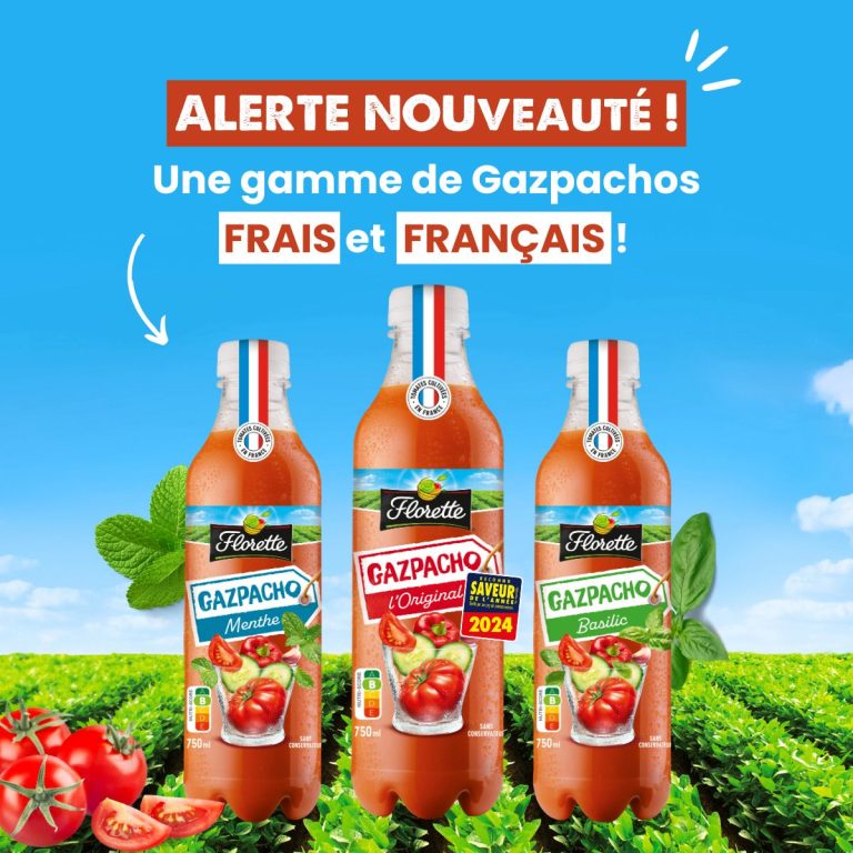 Nouvelle gamme de Gazpacho chez Florette - Agrial